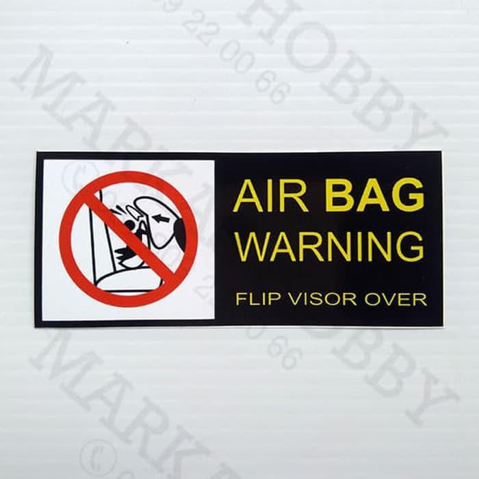 Jual Stiker / Sticker Airbag Warning ( Warning Sign ) | Shopee Indonesia