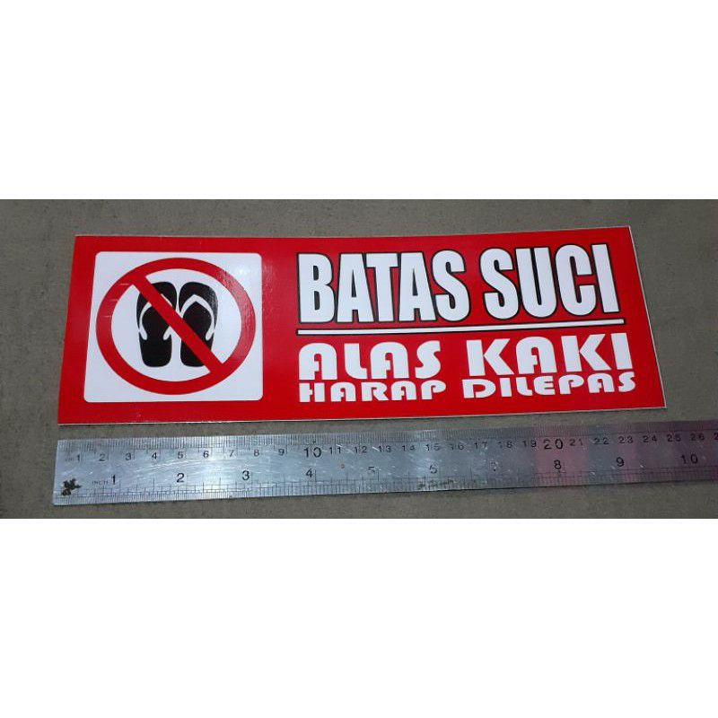 Jual sticker himbauan masjid,sticker infaq,sticker shaf,sticker wajib ...