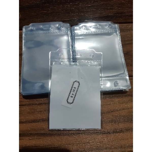 Jual Plastik ID CARD/Name Tag Panitia/Mika ID Card 8 cm X 10,5 cm (per ...
