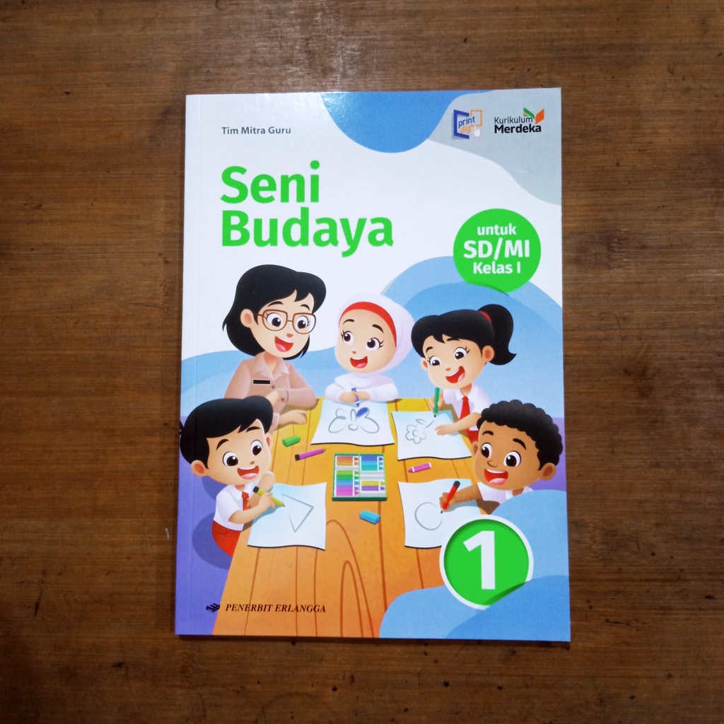 Jual ORIGINAL SENI BUDAYA KELAS 1 SD / MI ERLANGGA TIM MITRA GURU KURIKULUM MERDEKA | Shopee ...