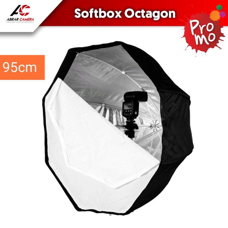 Jual Softbox Octagon Diameter 80cm 95cm 120cm Diffuser payung reflector ...