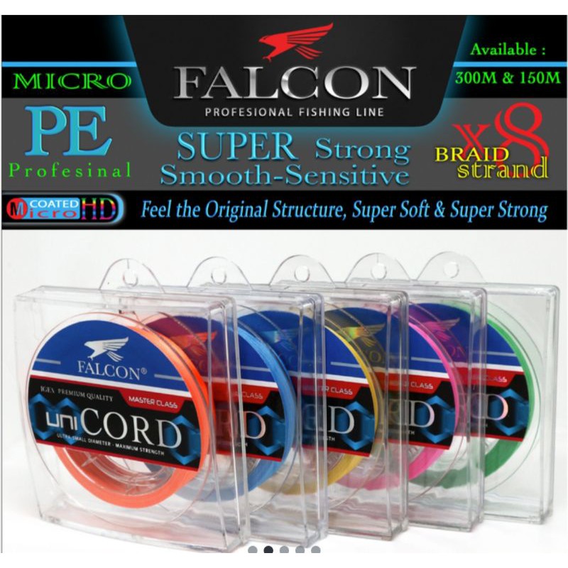 Jual Senar PE X8 Falcon Uni Cord warna Fluo | Shopee Indonesia