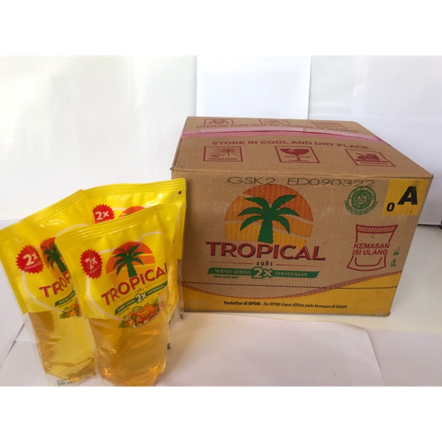 Jual MINYAK TROPICAL KEMASAN 1/2 LITER | Shopee Indonesia