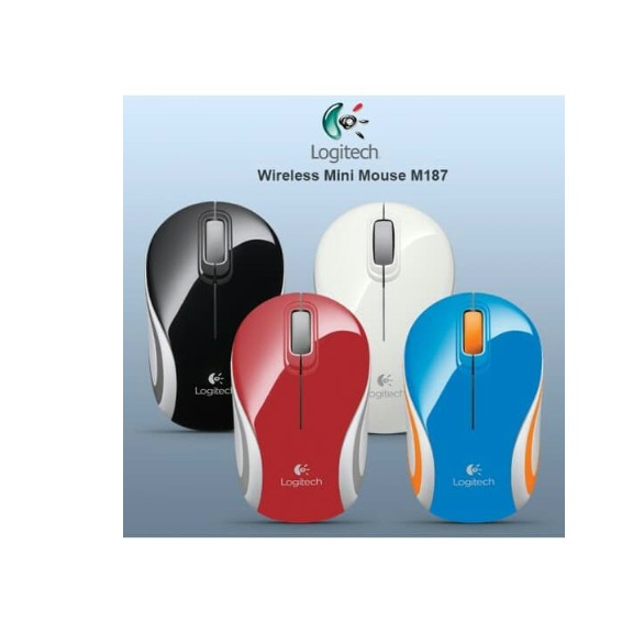 Jual Mouse Wireless Mini Logitech M187 M 187 Original Garansi Resmi ...