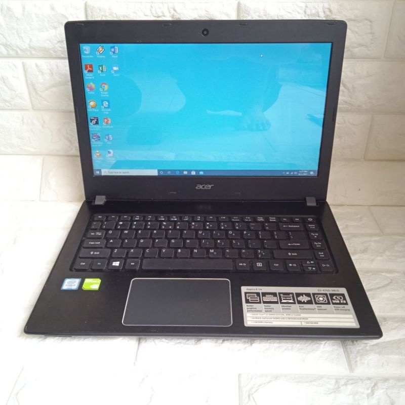 Jual laptop Acer Aspire E5-475G Intel Core i3-6006U ram 4GB HDD 500GB 2 VGA | Shopee Indonesia