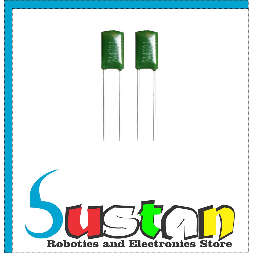 Jual Kapasitor Milar 2A472J 4.7nF Polyester Film Spacing Capasitor ...