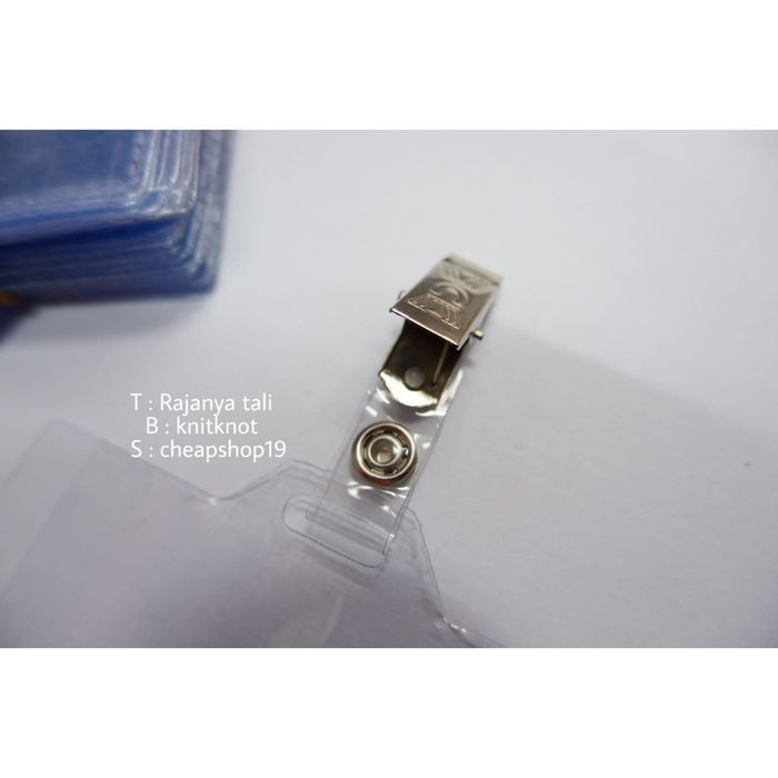 Jual Jepit U + plastik nama panitia / Name Badges/Jepitan ID card ...