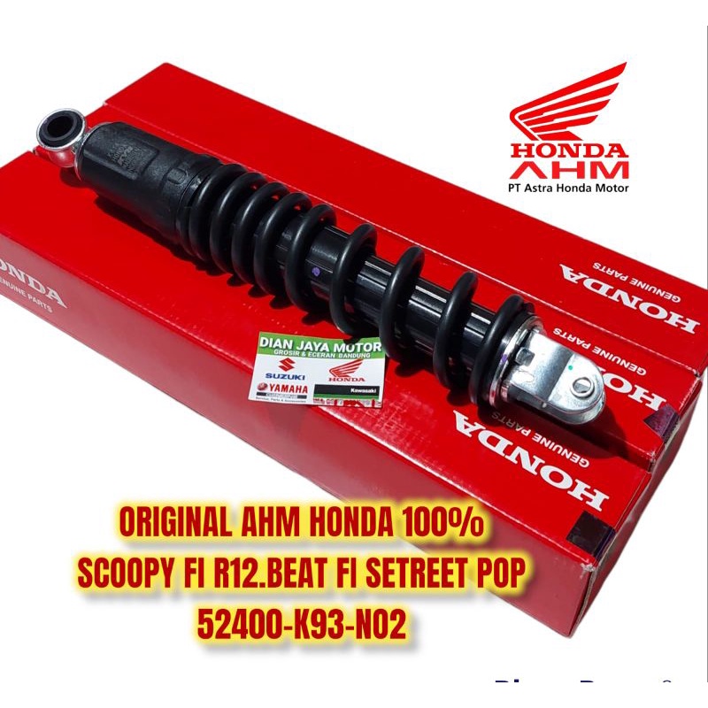 Jual Shock Breaker Belakang Original Honda Genuine Parts 52400-K93-N02 Scoopy Ring 12 Beat Fi ...