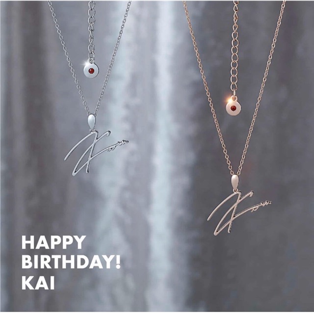 Jual SM Artist Birthday Necklace 2020 -- EXO KAI | Shopee Indonesia