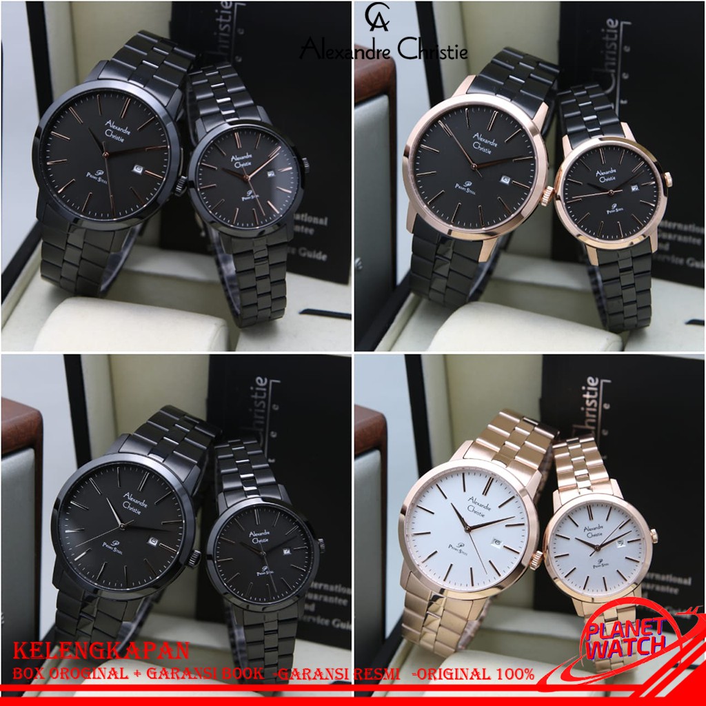 Jual ALEXANDRE CHRISTIE COUPLE ORIGINAL JAM TANGAN ALEXANDRE CHRISTIE ...