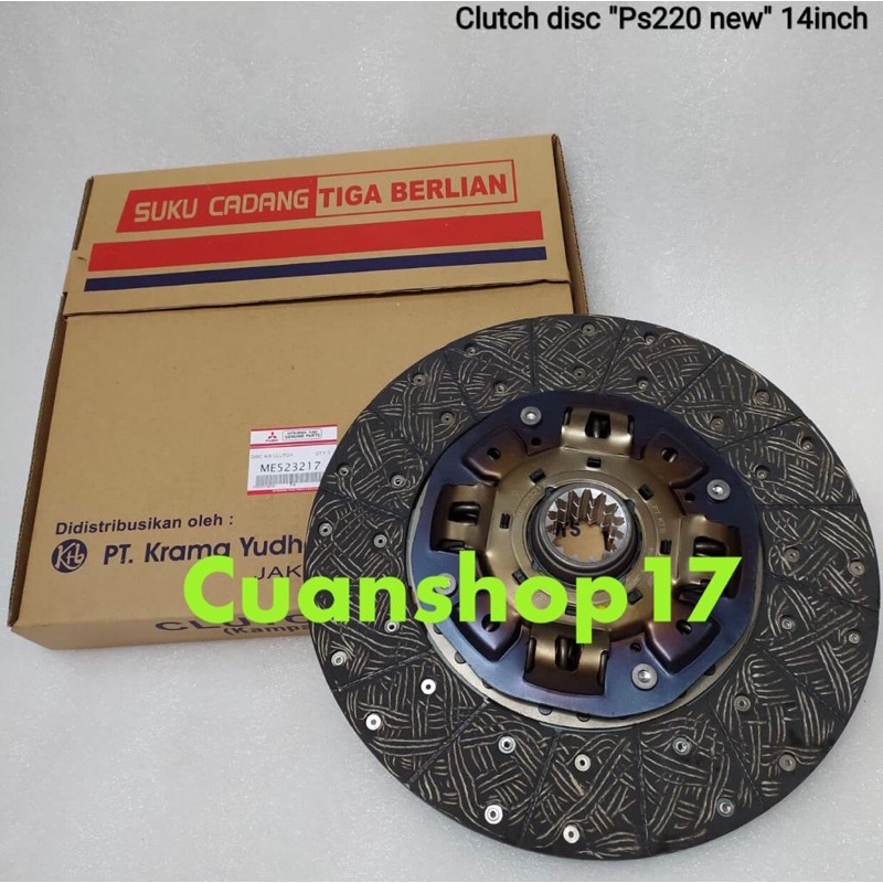 Jual CLUTCH DISC KAMPAS KOPLING MITSUBISHI FUSO PS220 NEW 14INCH ...