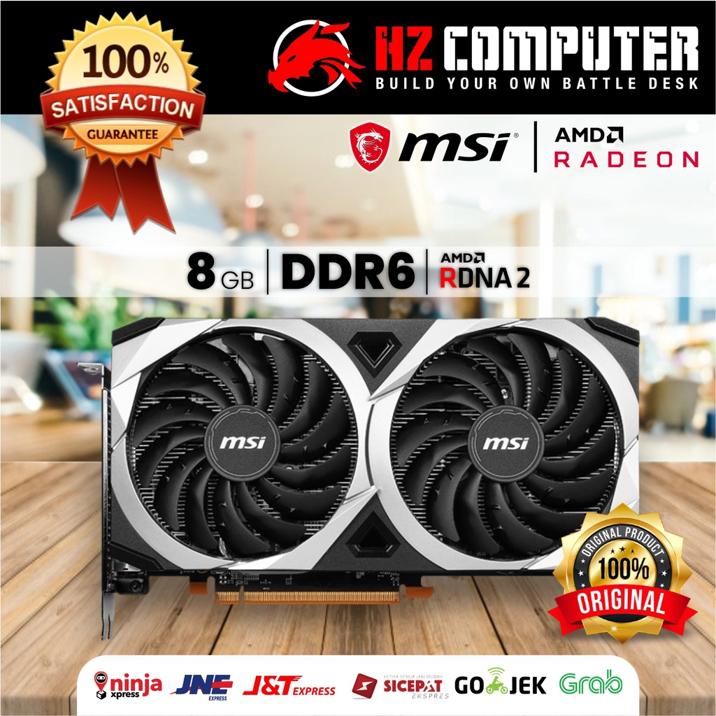 Jual MSi RX 6600 XT MECH 2X OC 8GB | GDDR6 | 128-Bit | AMD | Radeon ...