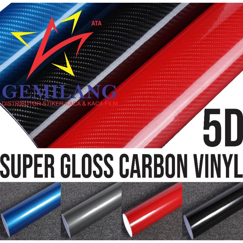 Jual Sticker Carbon 5D/Sticker Mobil/Stiker Motor/Stiker Carbon Hitam ...