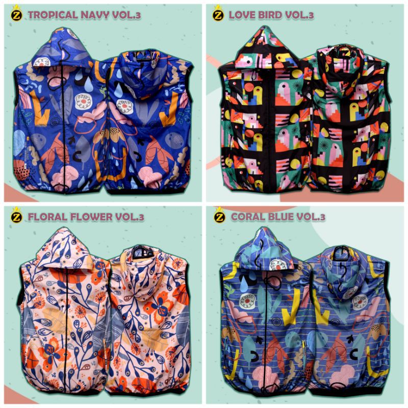 Jual rompi printing/ rompi printed / rompi sepeda / rompi running ...