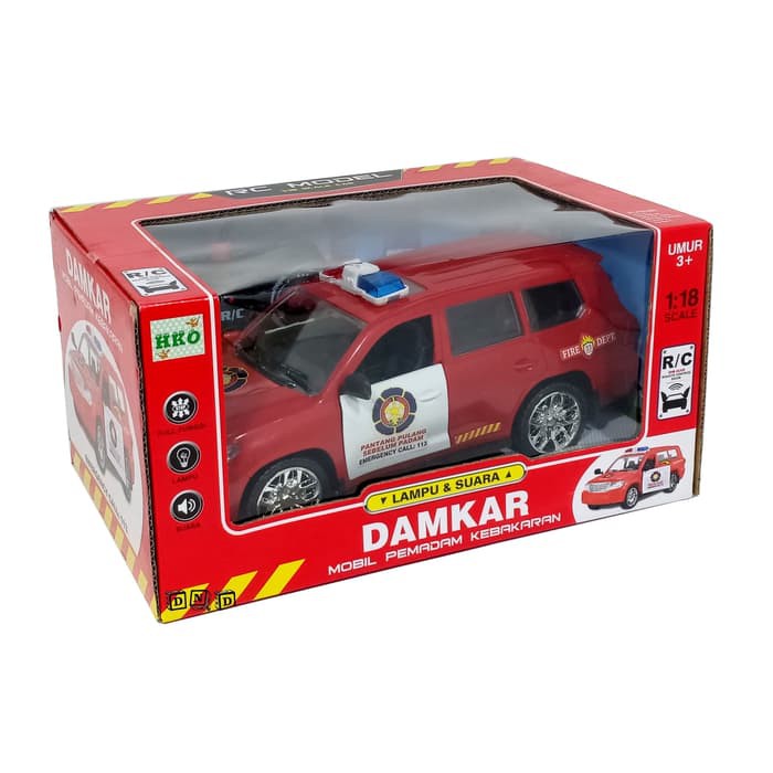 Jual Mainan Anak Remote Control RC Mobil SUV Pemadam Kebakanan Damkar 1 ...
