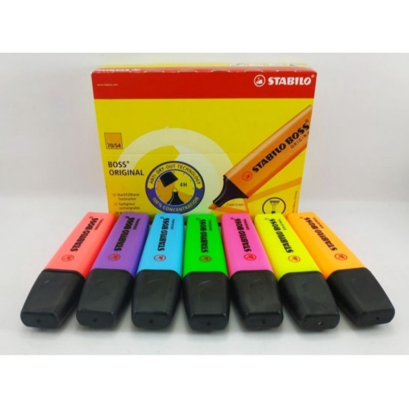 Jual Stabilo Boss / Stabillo Boss Original Highlighter | Shopee Indonesia