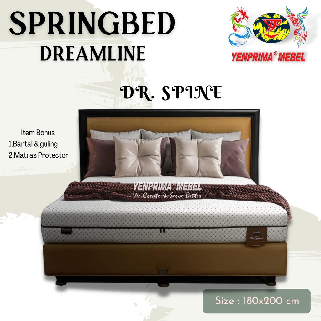 Jual Springbed Set Dreamline Dr. Spine 180 x 200 / Springbed / Kasur ...