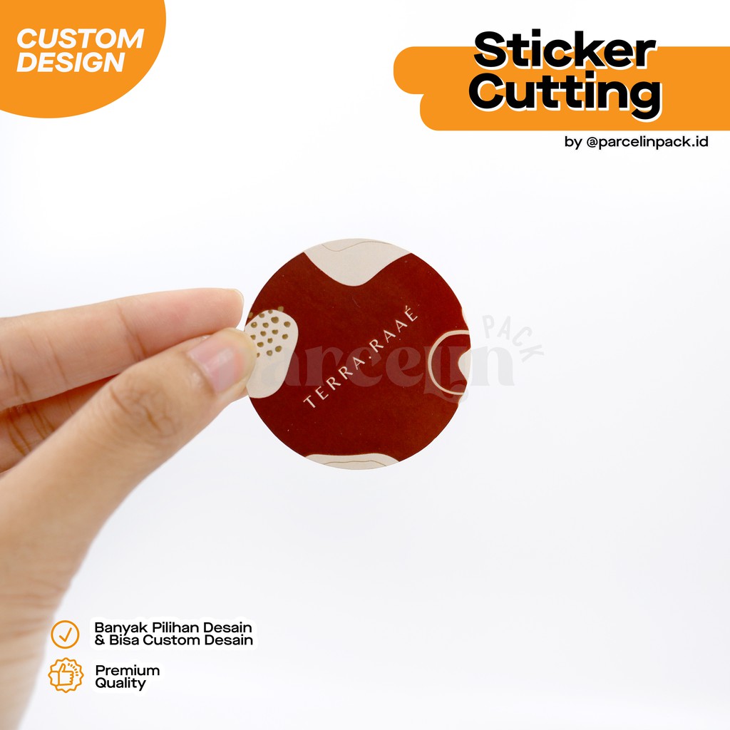 Jual [100pcs] Sticker Cutting / Logo Lingkaran - Bahan Chromo | Shopee ...