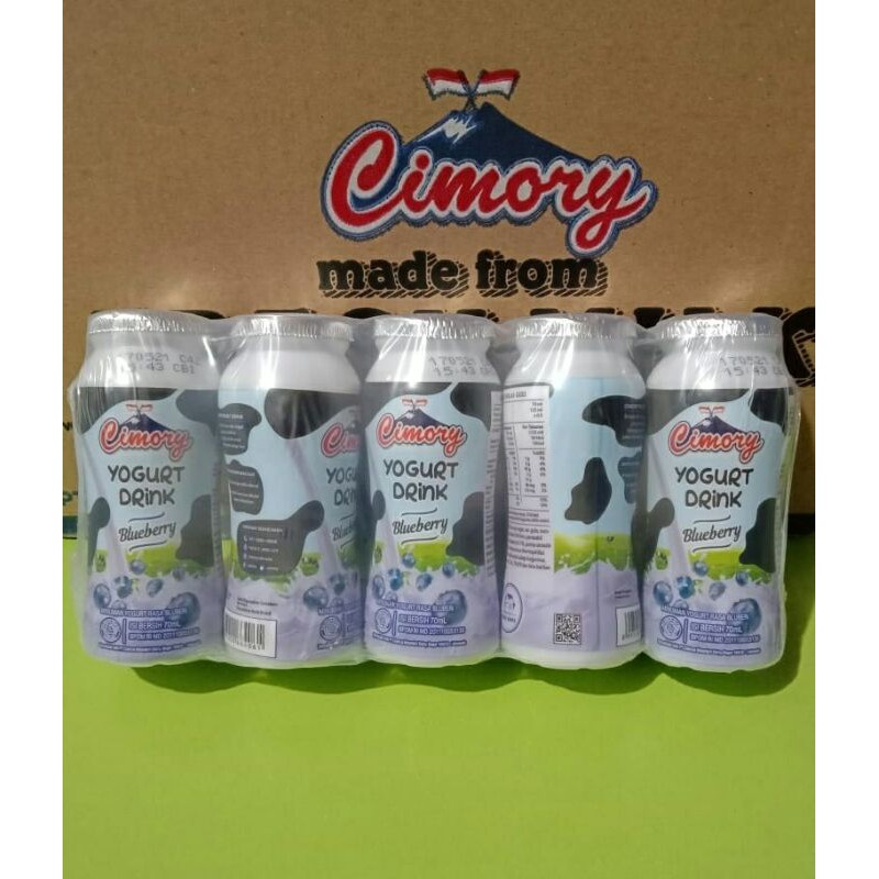 Jual CIMORY YOGURT DRINK MINI 70ml RASA BLUEBERRY/PACK(ISI 5 PCS) | Shopee Indonesia