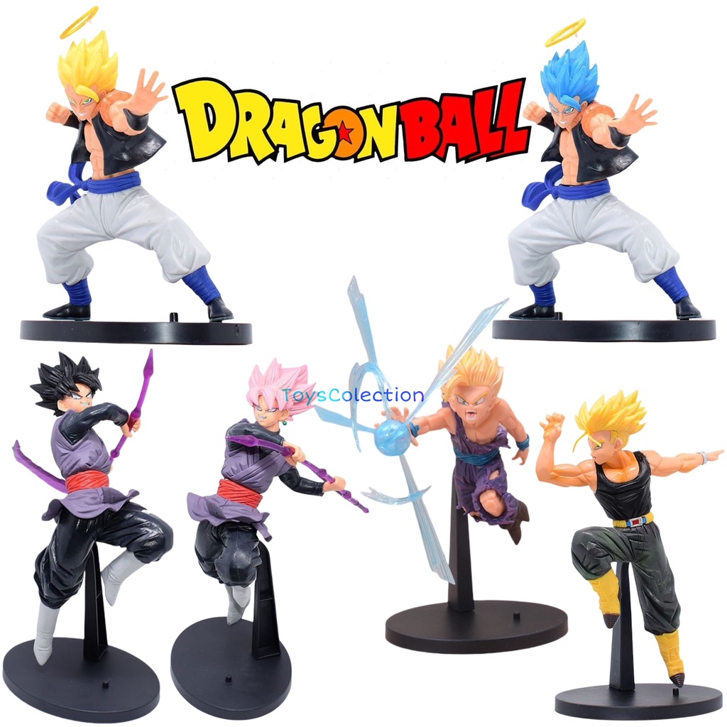 Jual ACTION FIGURE DRAGON BALL Z GOGETA GOHAN TRUNKS GOKU BLACK ROSE ...