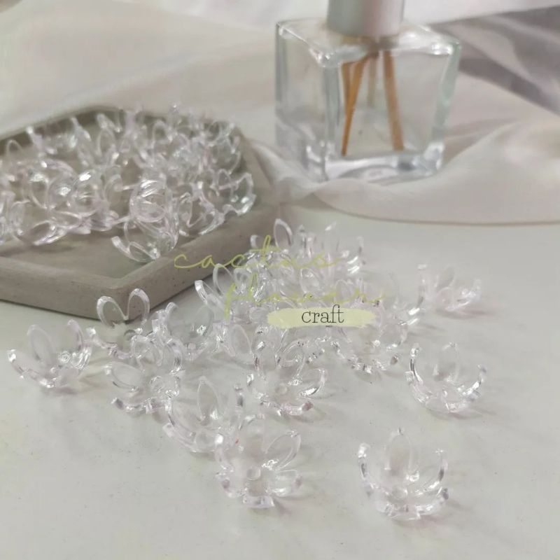 Jual Manik-manik Bunga KELOPAK CANGKANG Clear Bening | Shopee Indonesia