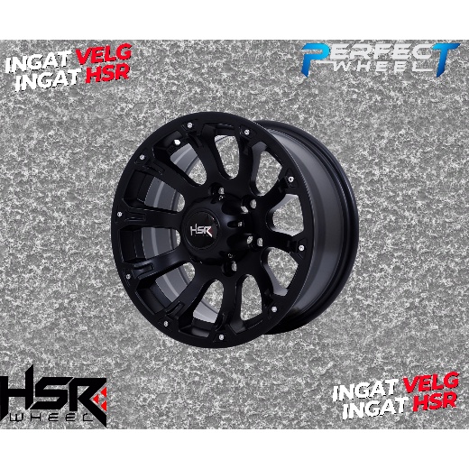 Jual VELG HSR WHEEL OFFROAD RING 15 LEBAR 8 BAUT 6X139 FOR HIACE HILUX ...