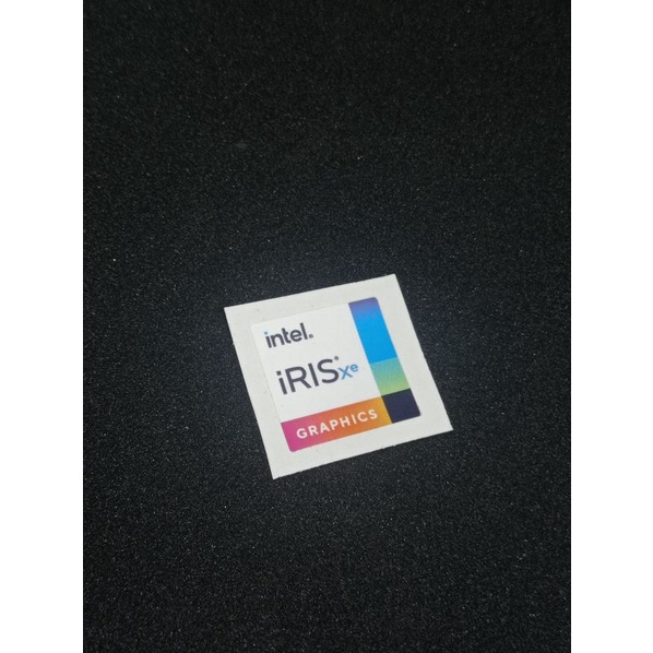 Jual Stiker label intel Iris Grapic (2pcs) | Shopee Indonesia