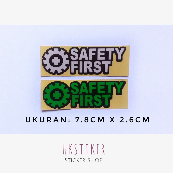 Jual Stiker Cutting K3 Safety First Kecil Sticker Keselamatan | Shopee Indonesia