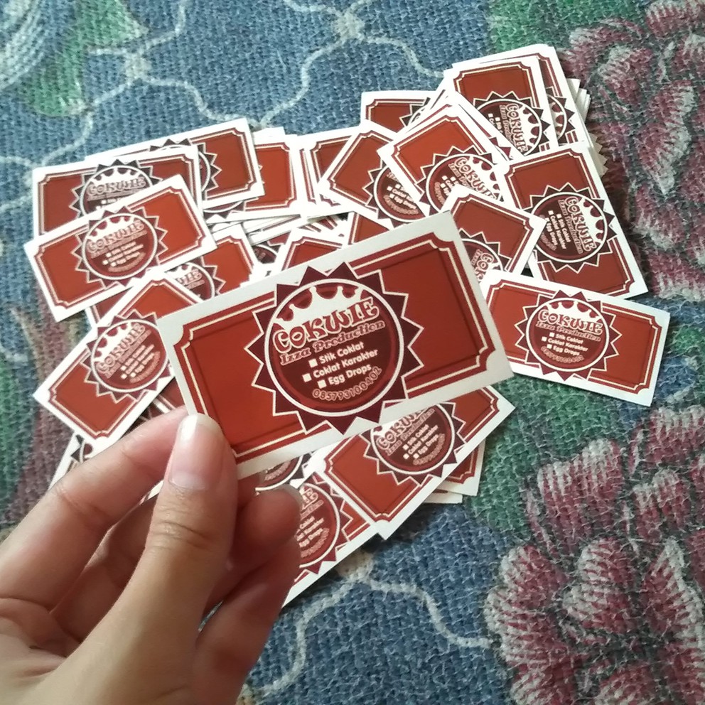 Jual Stiker Label Produk Custom Desain Suka-suka | Shopee Indonesia