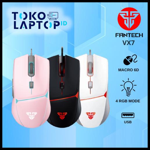 Jual Fantech Vx7 Crypto Rgb Macro Gaming Mouse | Shopee Indonesia