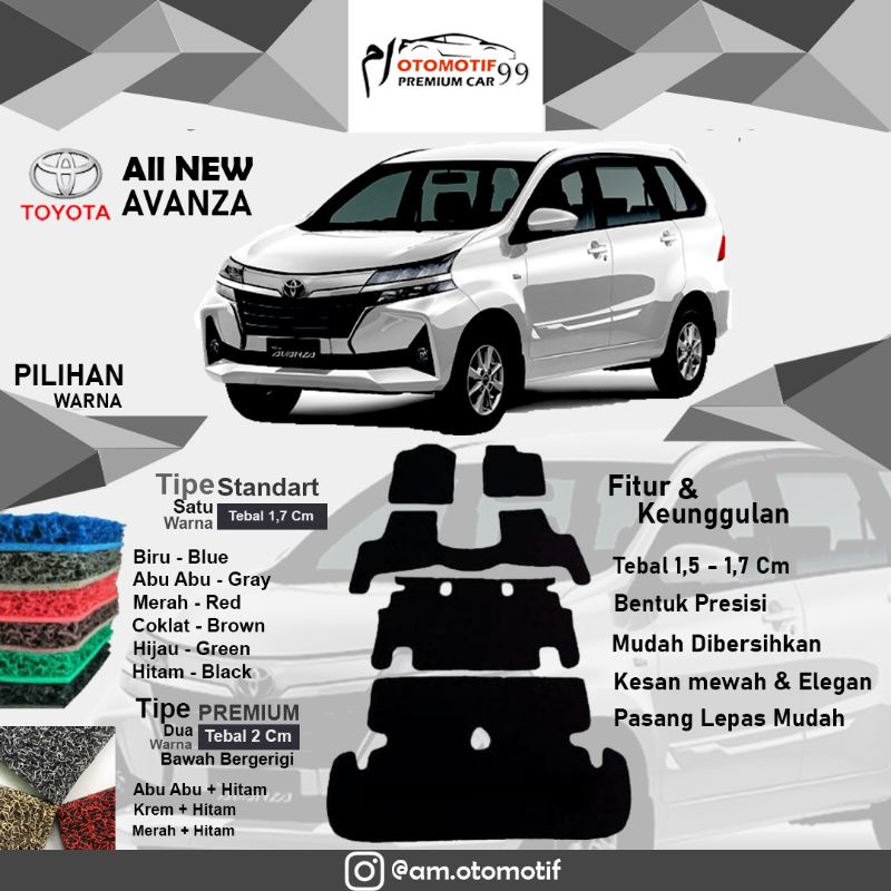 Jual Karpet avanza 2003-2021 full custom interior avanza all new avanza ...