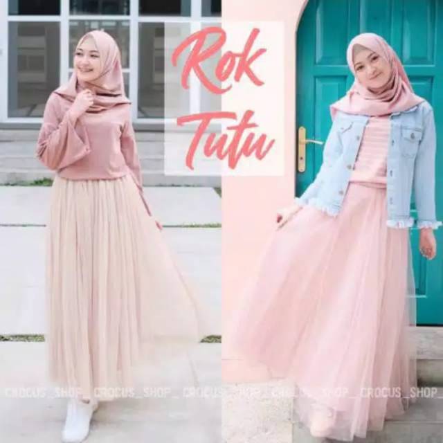 Jual Rok tutu premium/ rok satin/ rok kekinian | Shopee Indonesia