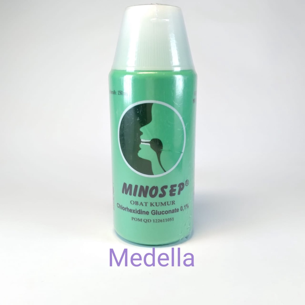 Jual Minosep Hijau Gargle/ Mouthwash/ Obat Kumur 150 ml | Shopee Indonesia