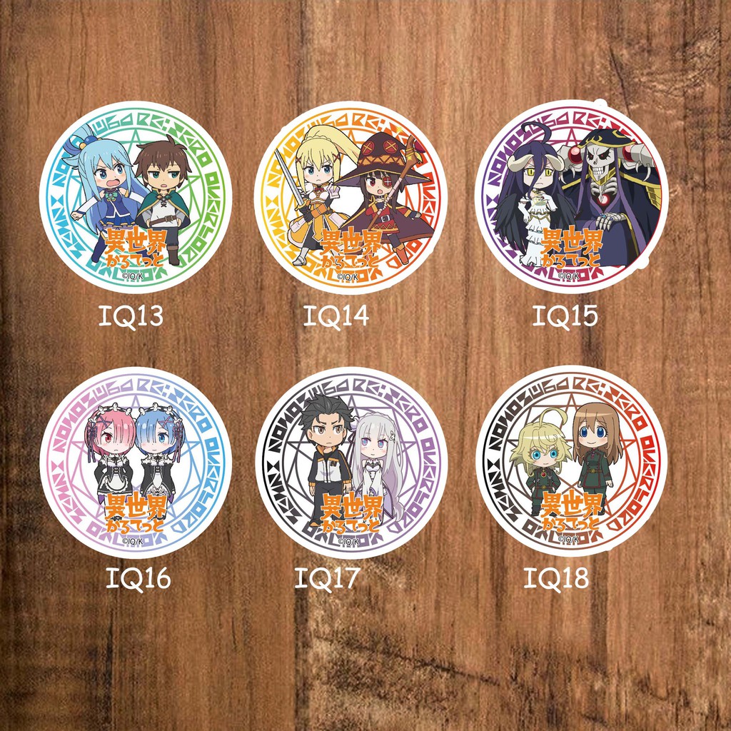 Jual stiker sticker anime lengkap isekai quartet seri 2 | Shopee Indonesia