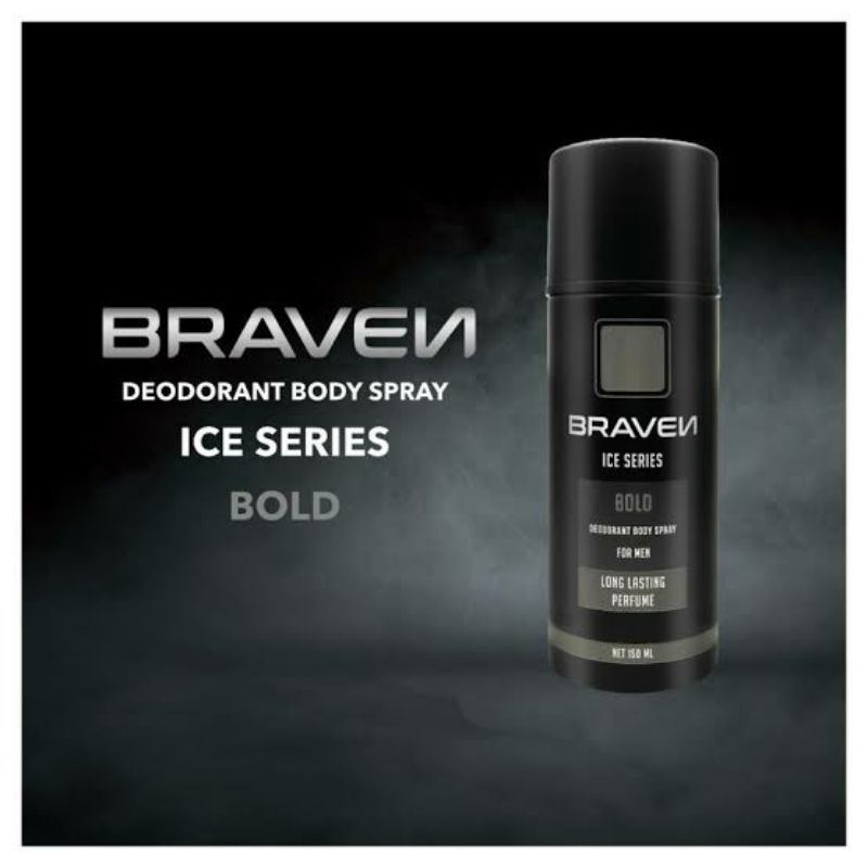 Jual Braven Ice Series Body Spray Bold 150 ml | Shopee Indonesia