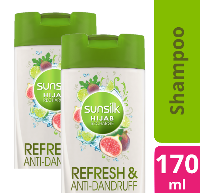 Jual Sunsilk Hijab Recharge Refresh And Anti Dandruff Shampoo 170 ml ...