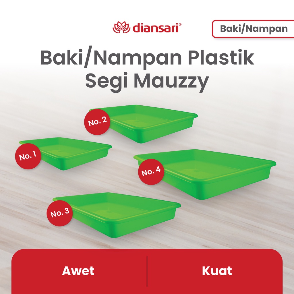 Jual DIANSARI - Baki/Nampan Plastik Serbaguna Mauzzy | Shopee Indonesia