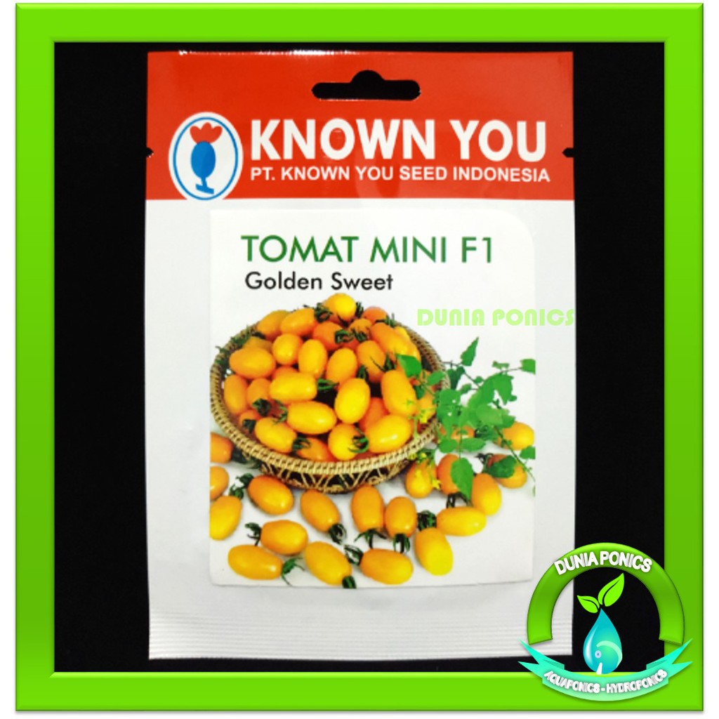 Jual 1 Pack Benih Bibit TOMAT MINI Tomat Cherry F1 Golden Sweet Known ...