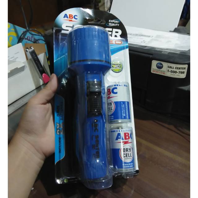 Jual SENTER TANGAN LED BATU BATRAI BATERAI JUMBO BESAR ABC | Shopee ...