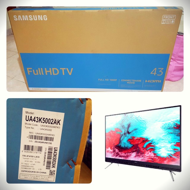 Jual SAMSUNG UA43K5002AK 43"FULL HD LED TV | Shopee Indonesia
