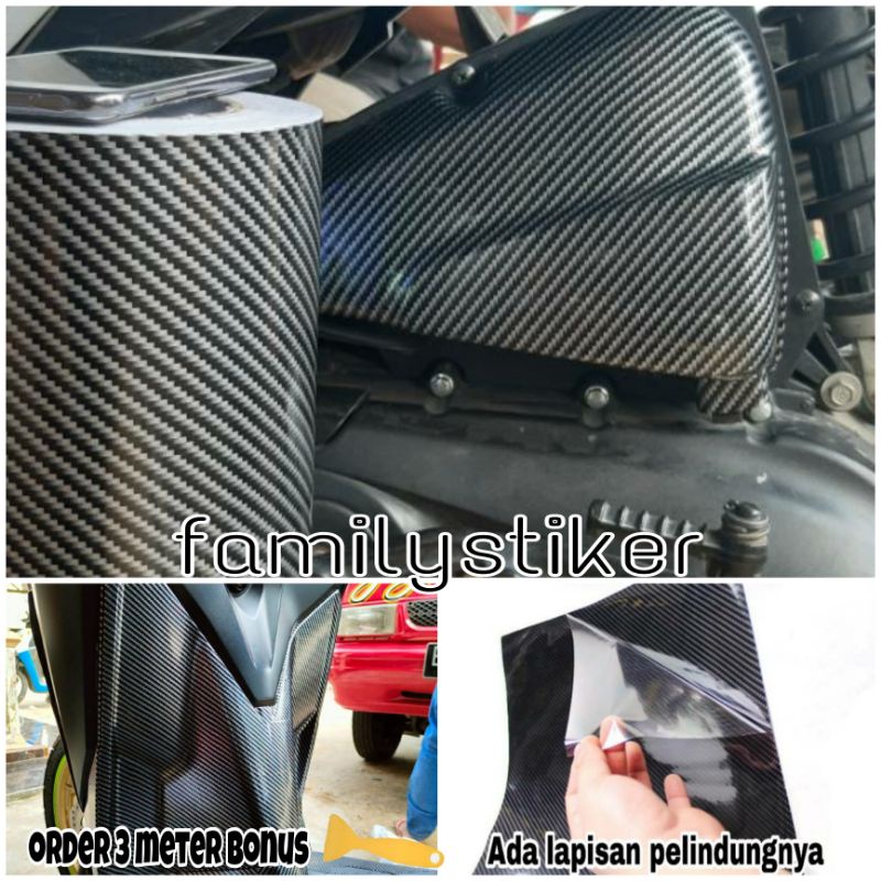 Jual Sticker Skotlet Carbon Kevlar Silver Scotlite Karbon Stiker Motor ...