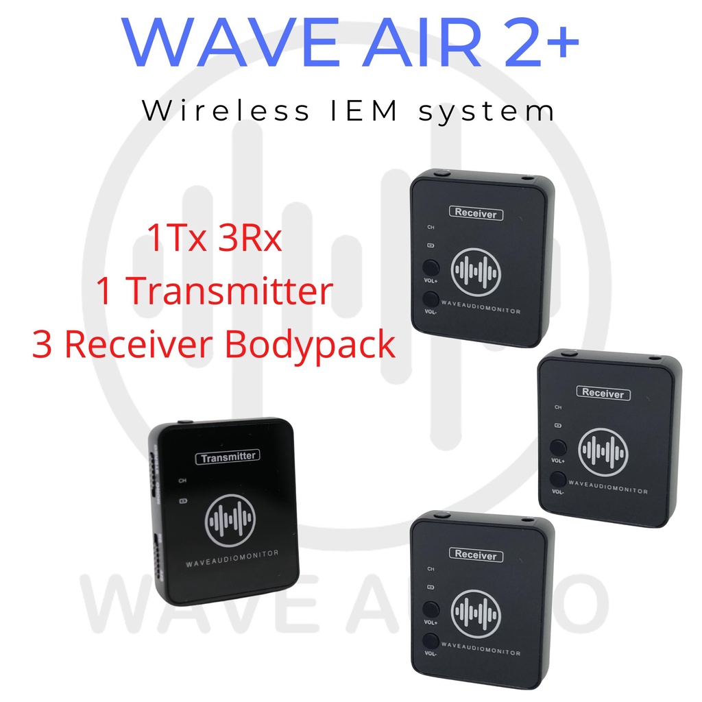 Jual WAVE AIR 2+ wireless IEM system panggung wave audio monitor ...
