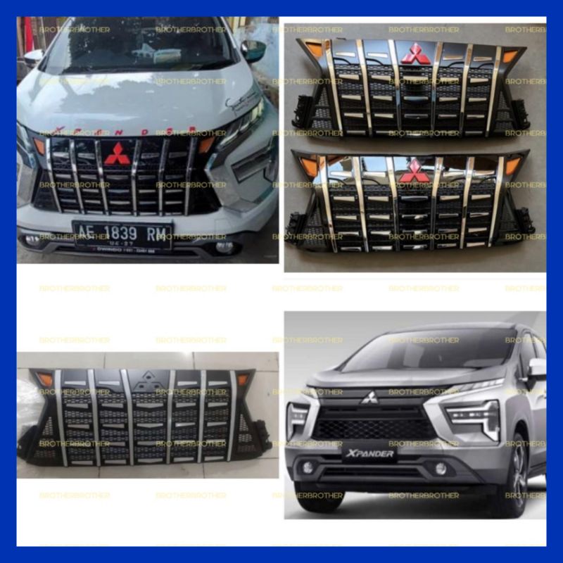 Jual Grill Bumper Depan Xpander 2021 2022 2023 Alphard Hitam Chrome ...