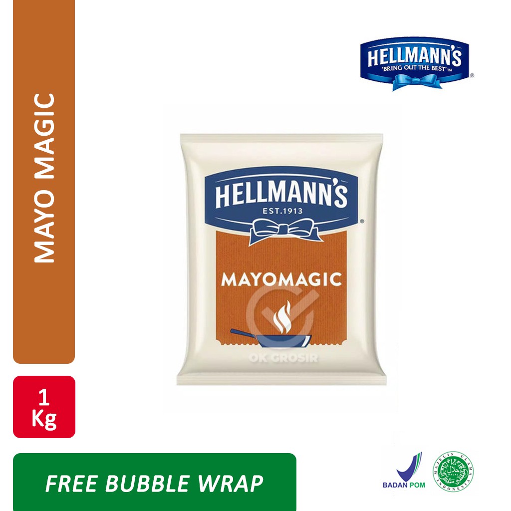 Jual Hellmann's Mayo Magic Mayonnaise [Pouch 1 Liter] | Shopee Indonesia