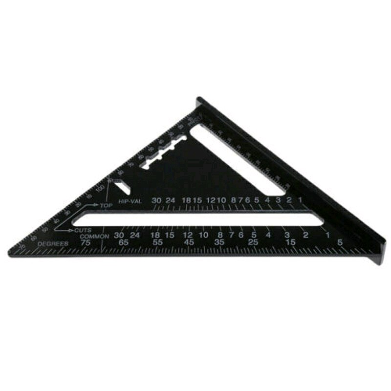 Jual Speed Square Penggaris Siku Segitiga Sudut Carpenter Woodworking 7 ...
