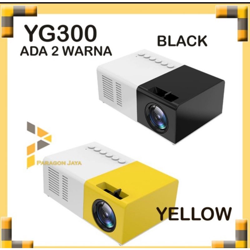 Jual Mini Proyektor LED YG300 / YG-300 / YG 300 LCD Portable Projector | Shopee Indonesia