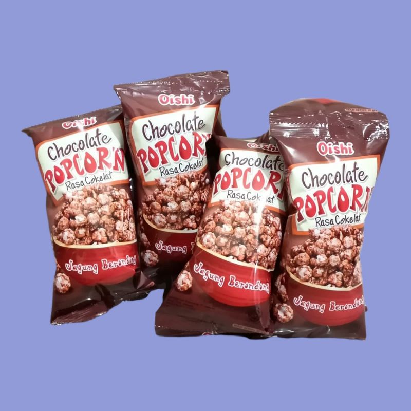 Jual Oishi popcorn Chocolate 20 gram isi 10 pcs | Shopee Indonesia
