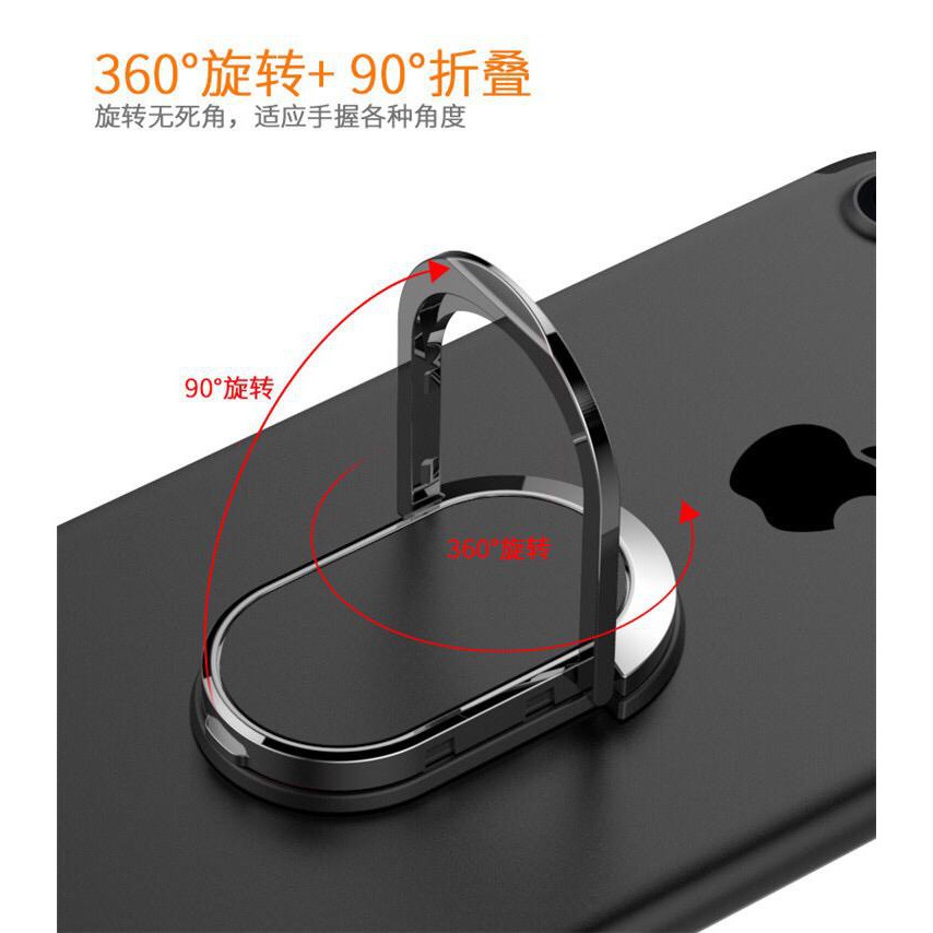 Jual Iring holder car mount 360° finger rotation ring stand hp bracket ...
