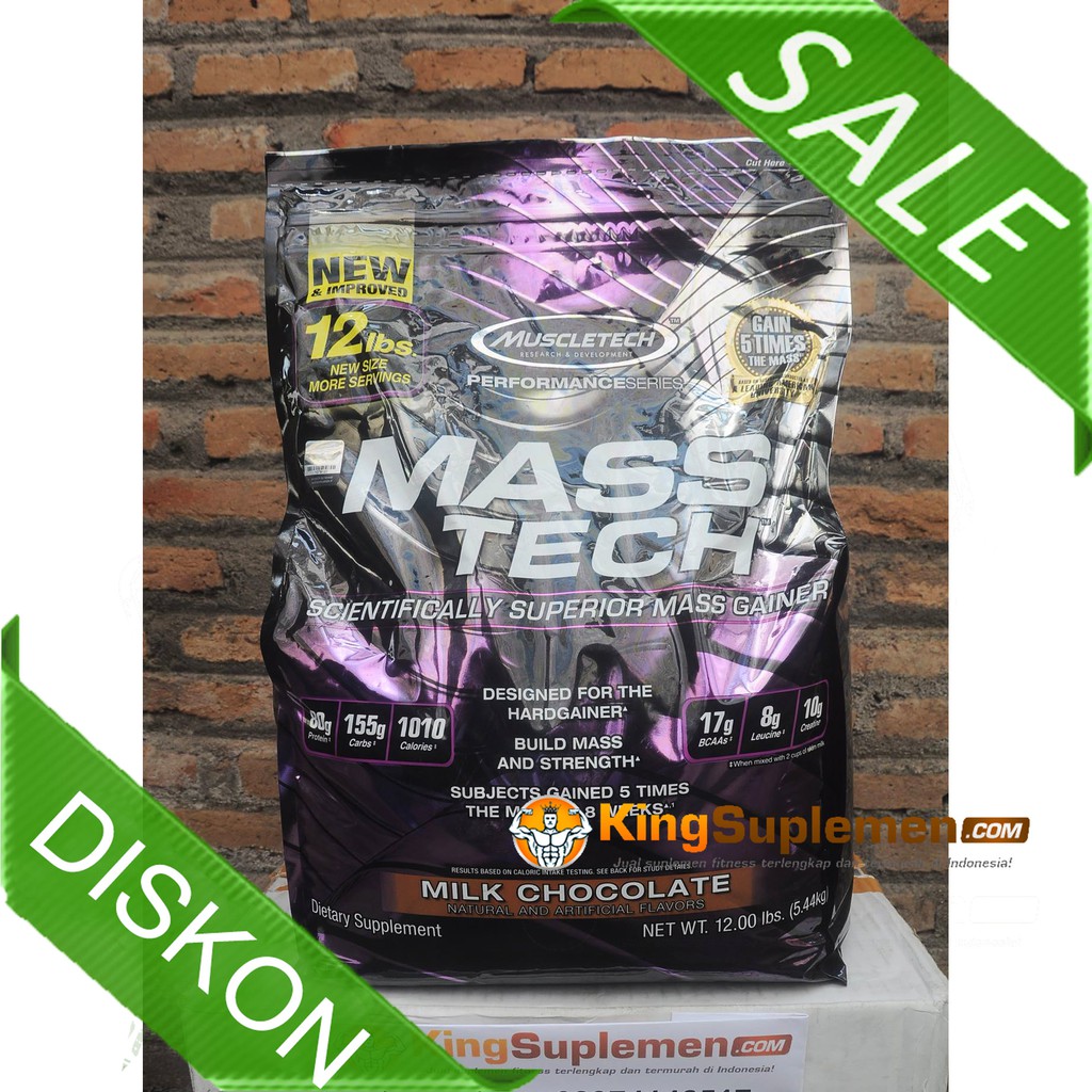 Jual Muscletech Masstech 12lb Extreme 2000 - Mass Tech Weight Gainer 12 ...