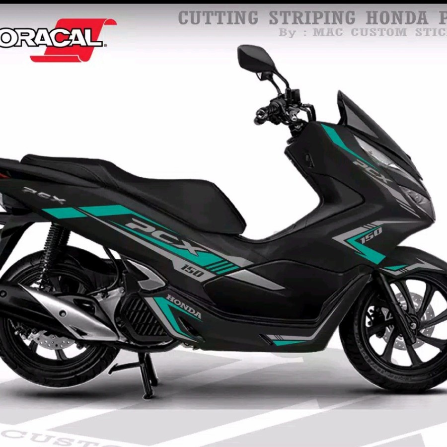Jual CB-PCX-14 PCX HITAM - CUTTING STICKER PCX - STRIPING CUT1 ...